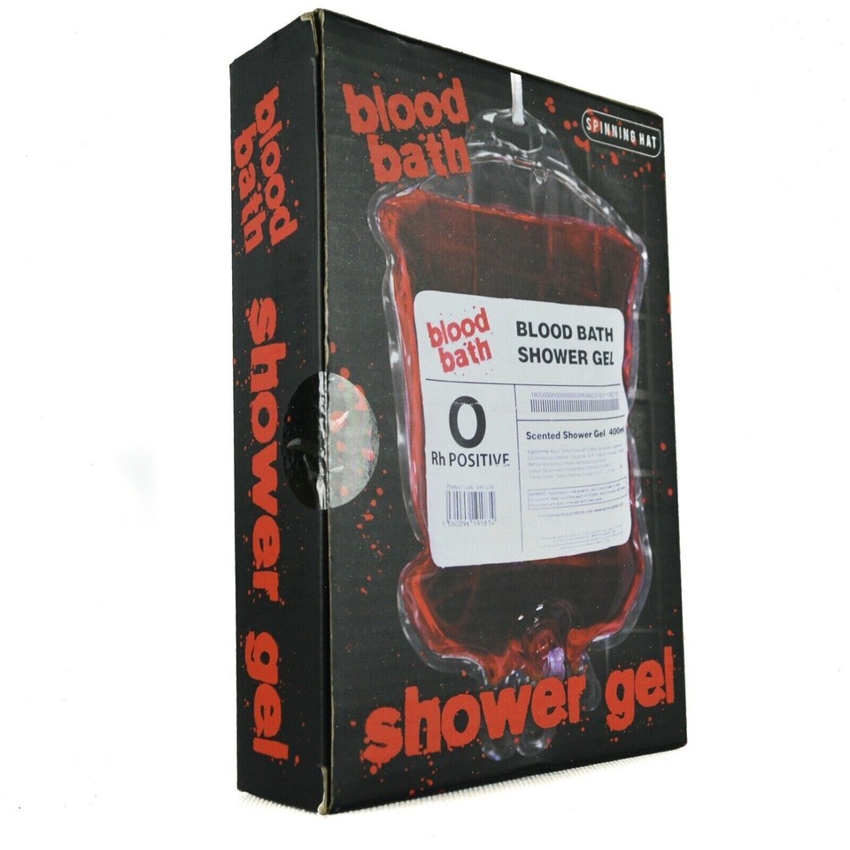 Blood Bath IV Cherry Scented Shower Gel Bag - Horror Movie Dracula ...