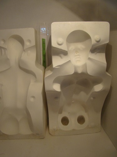 Vintage Ceramic Mold - Body Torso 13.5" | eBay