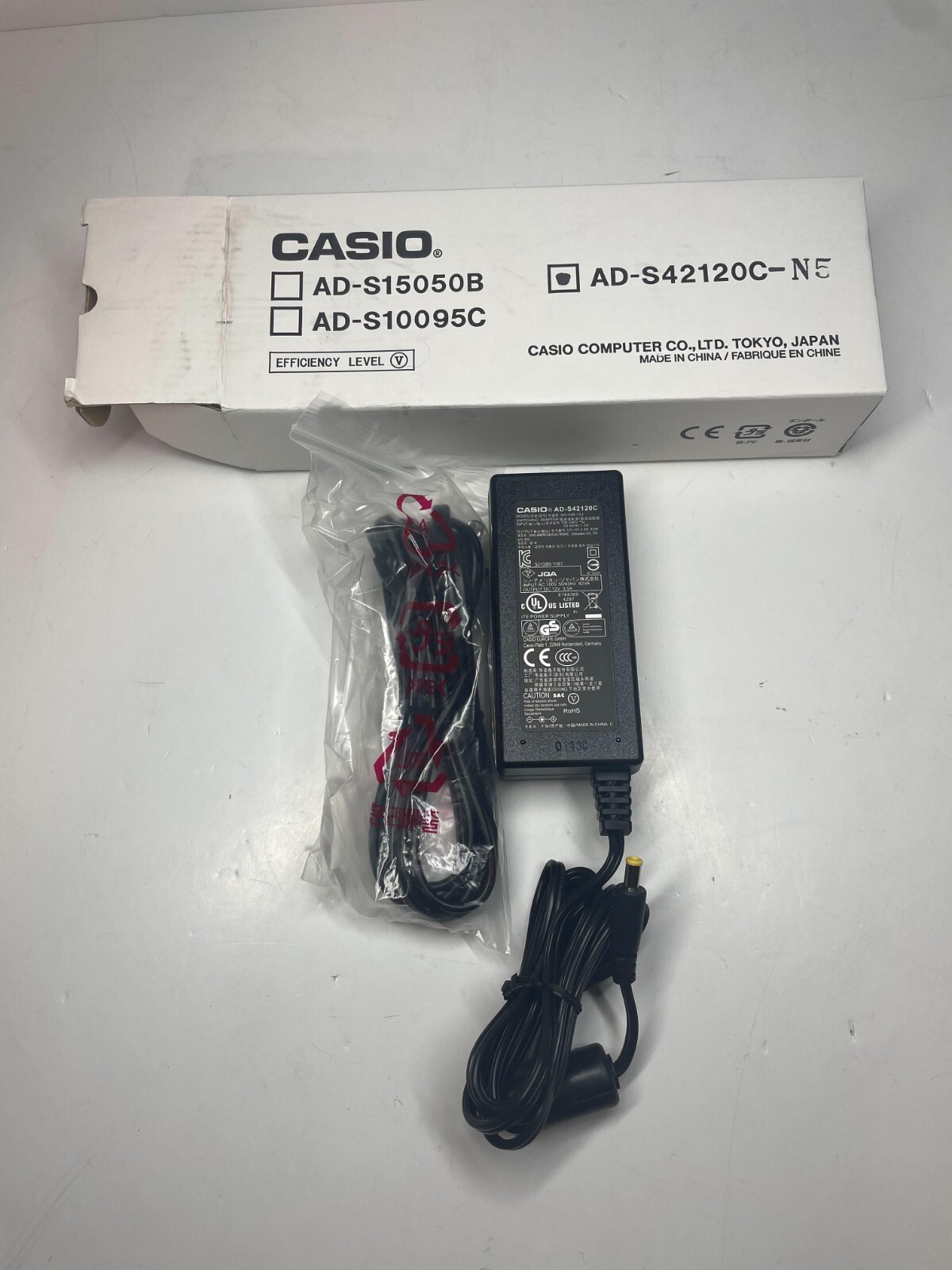 Casio AC PSU 12V Power Adapter for IT-9000 Handheld Terminal AD-S42120C ...