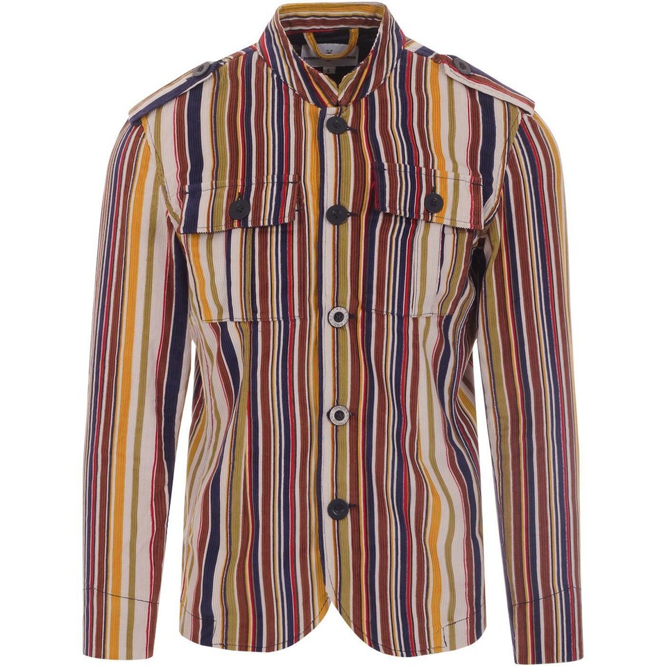 NEW MADCAP MENS RETRO CORD TUNIC JACKET 60s 70s RETRO MOD Pepper MC500 ...