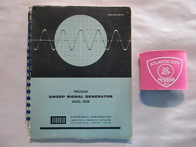 JERROLD PRECISION SWEEP SIGNAL GENERATOR MODEL 900B INSTRUCTION MANUAL ...