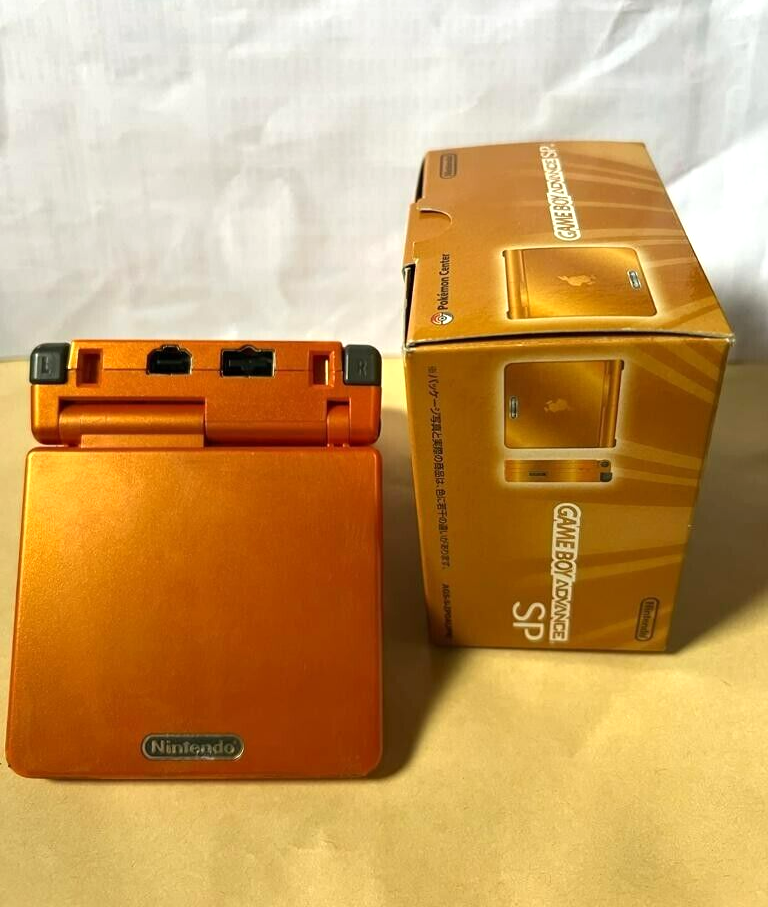 Nintendo GameBoy Advance GBA SP Achamo Orange Pokemon Limited w Box ...