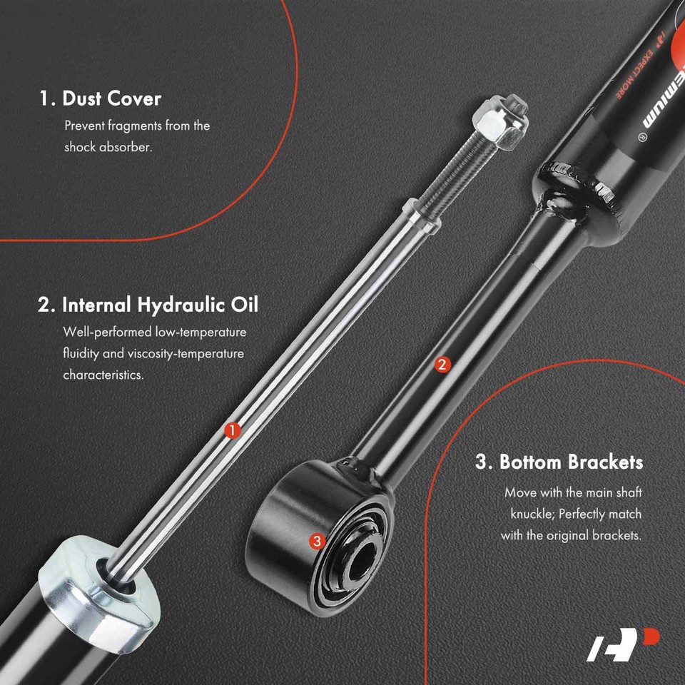 A-Premium Rear Shock Absorber for Chrysler 200 2015 2016 2017 L4 2.4L ...