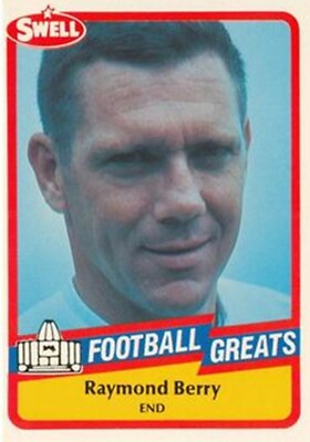 1989 Swell Greats #91 Raymond Berry Baltimore Colts HOF | eBay