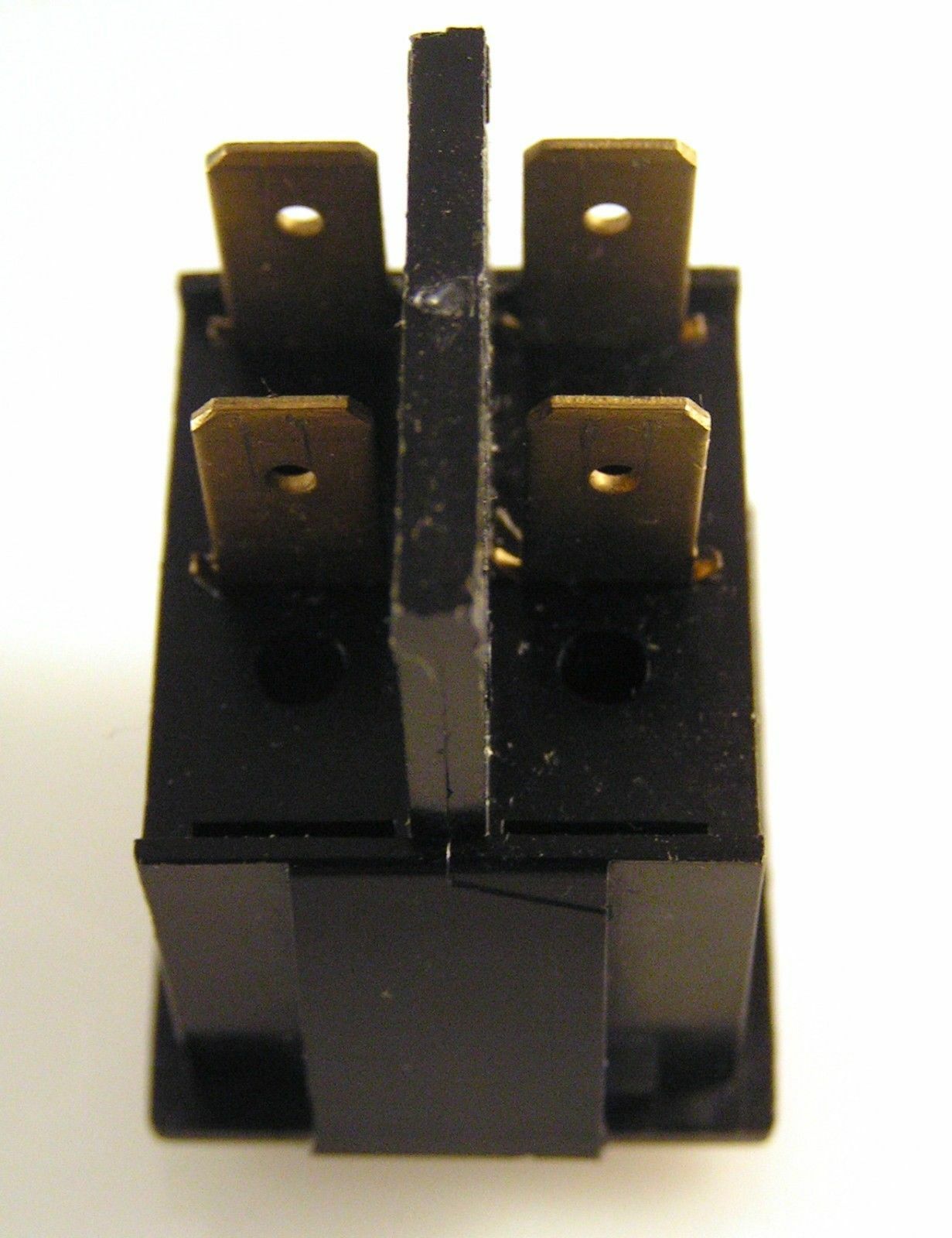 Radio Spares Mains (L+N) Panel Mount Rocker Switch 2PDT On/Off 10A 250V ...