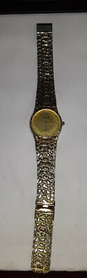 Vtg Retro BRUT Dress Watch HEAVY Gold tone Untested. | eBay