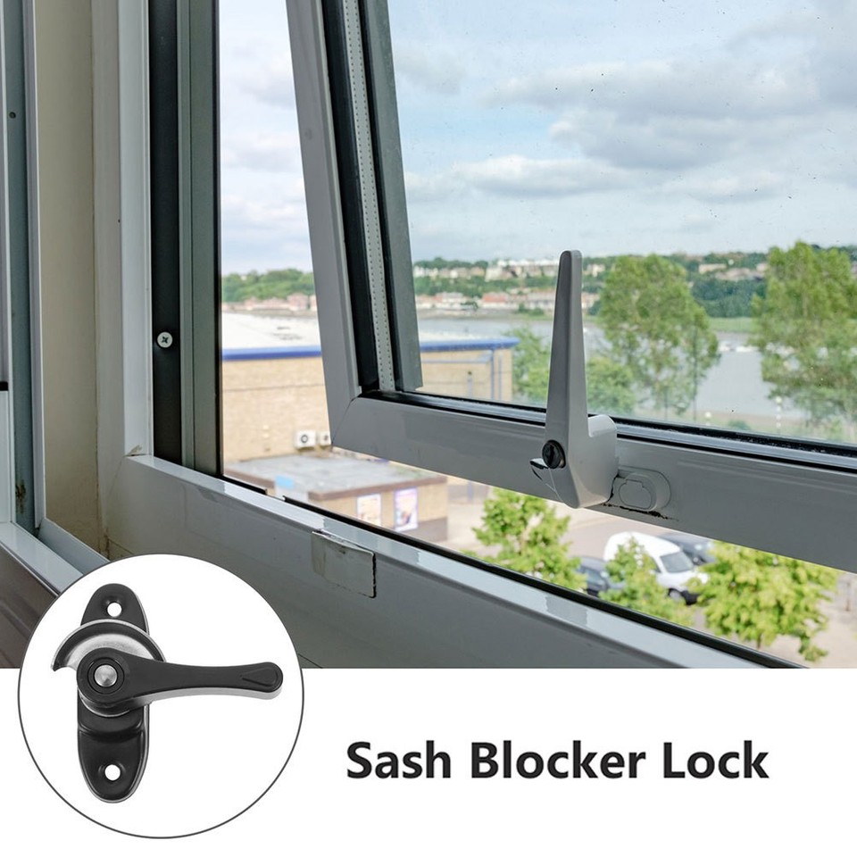 2 Set Window Security Lock Latch Replacement Door and Hardware Patio ...