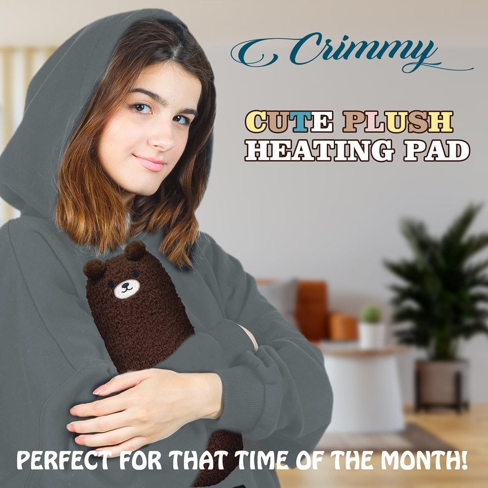 Heating Pad for Period Cramps & Menstrual Pain Relief, Bear Brown | eBay