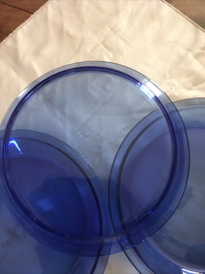 Pyrex Vintage 209 Cobalt Blue Glass 9" Pie Plate | eBay