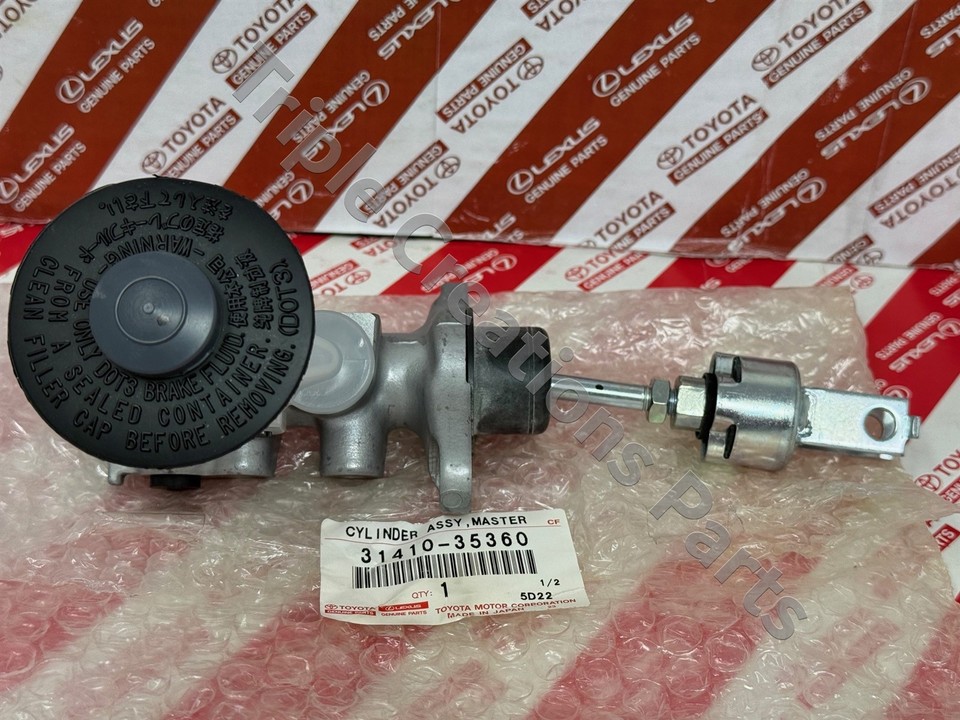 31410-35360 Genuine Toyota Cylinder Assy Clutch Master 3141035360 OEM ...