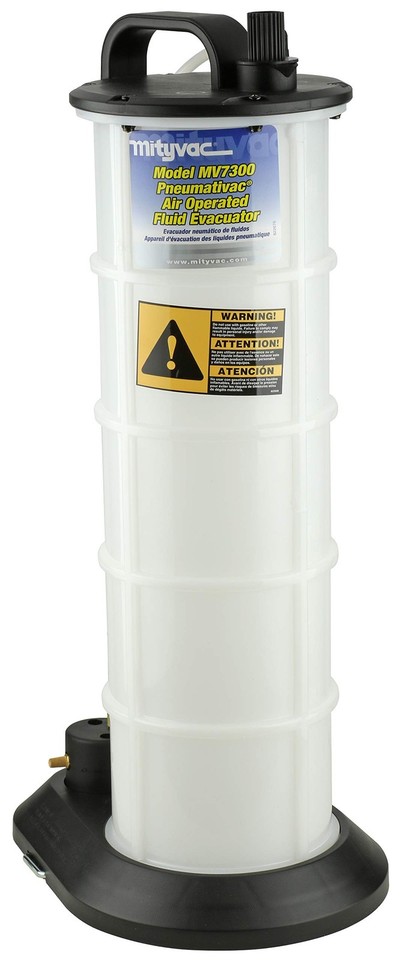 MV7300 Pneumatic 2.3 Gallon Venturi Vacuum Pump Fluid Evacuator, Uses ...