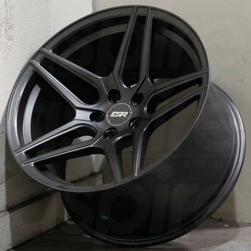 18x10.5 Gun Metal Graphite Wheels ESR RF15 5x114.3 22 (Set of 4) 72.56 ...
