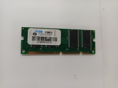 EDGE 512MB DDR PC2100 DDR-266 8CHIPS 64X8 100PIN PRINTER MEMORY | eBay
