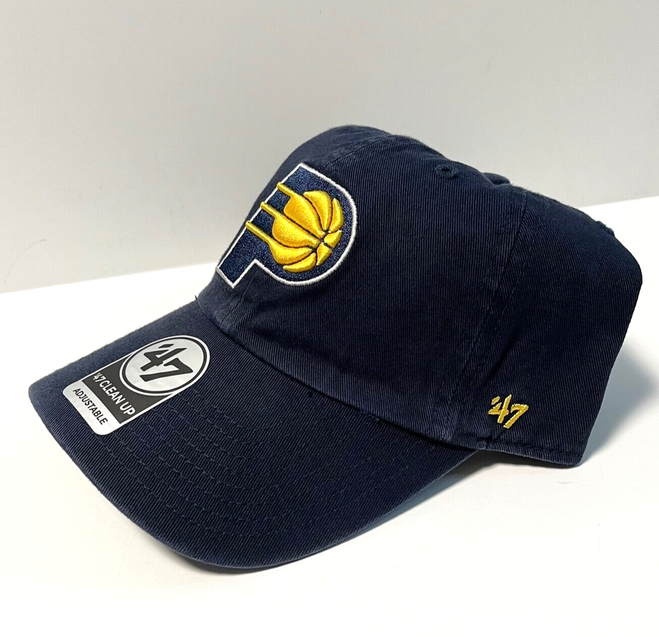 Indiana Pacers Hat NBA Basketball 47 Adjustable Strapback 🏀 Blue Navy 🏀 ...