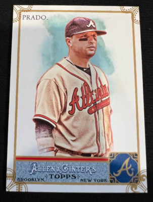MARTIN PRADO 2011 Topps Allen & Ginter Code Cards Parallel #109 MLB SP ...