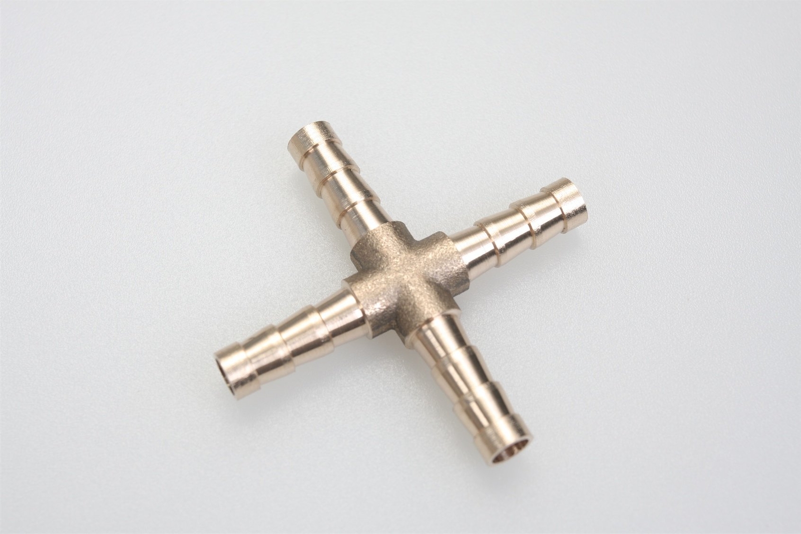 Autobahn88 6mm 1/4" Brass 4-Way Cross Copper Connector Vacuum Hose ...