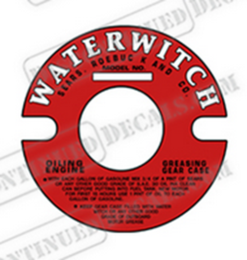 Fits 1938 Waterwitch by Sears Roebuck and Co. Outboard Motor Engine ...