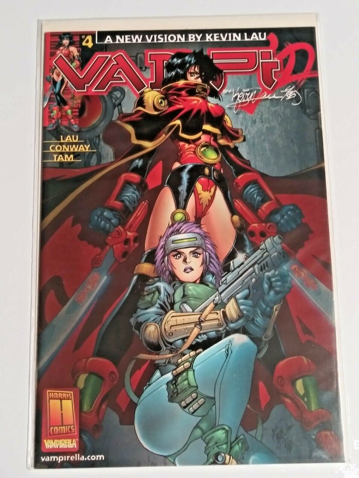 Vampi Preview Edit #1 #4 #7 Vampirella Comic Lot Harris Comics 2000 NM ...
