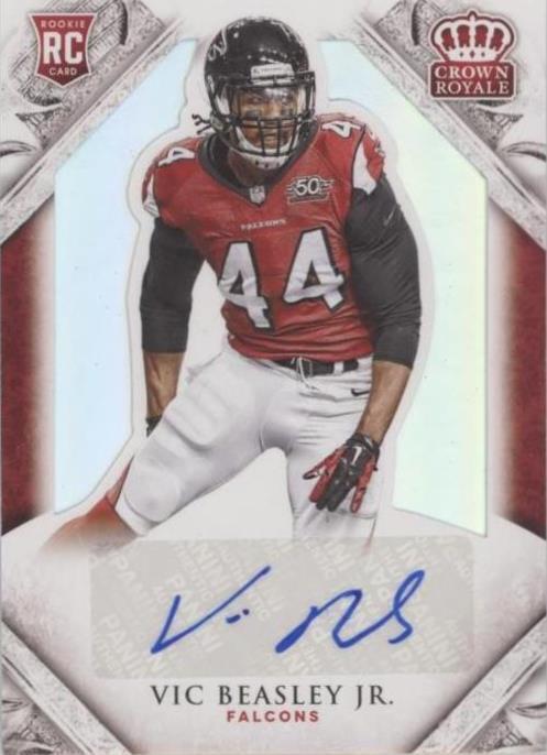 2015 Panini Crown Royale - Rookie Signature Vic Beasley #148 /149 (AU ...