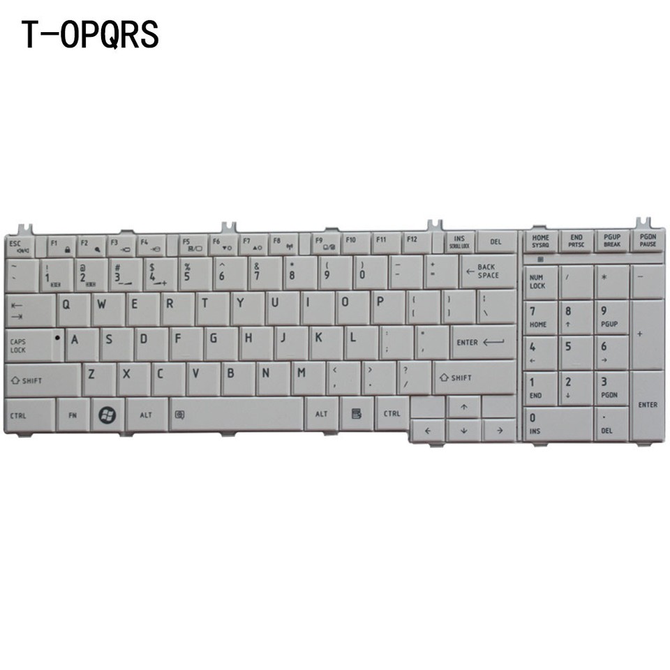 NEW US Keyboard FOR TOSHIBA Satellite C650 C655 C660 L650 L655 L670 ...
