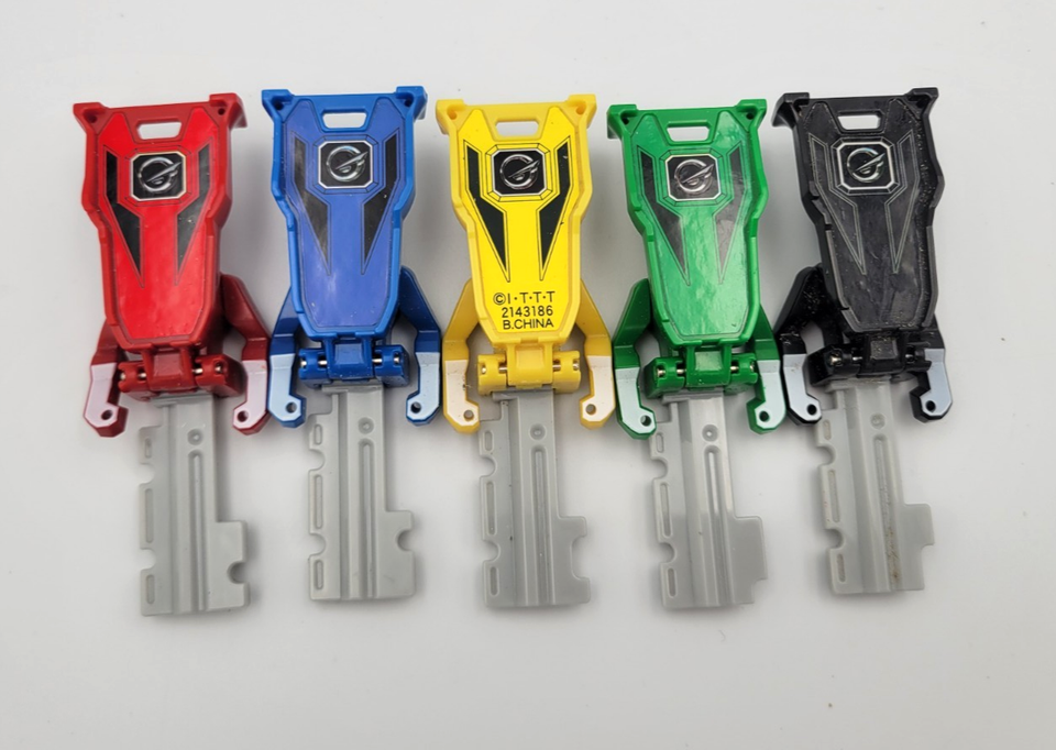 Go-Onger Ranger Key Set Go-On Red Blue Yellow Green Black Gokaiger US ...