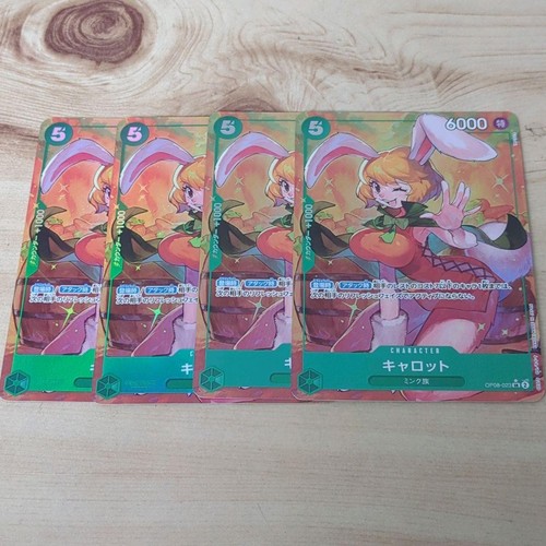 One Piece Card Carrot OP08-023 Parallel 4-Pack Collectible Card Game | eBay