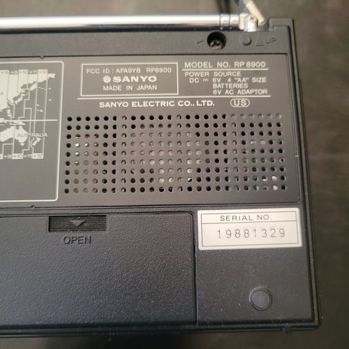 Sanyo RP-8900 Vintage World Radio Receiver | eBay