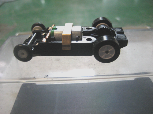 NEW T-Jet T-Dash Inline Chassis With White IROC Wheels | eBay