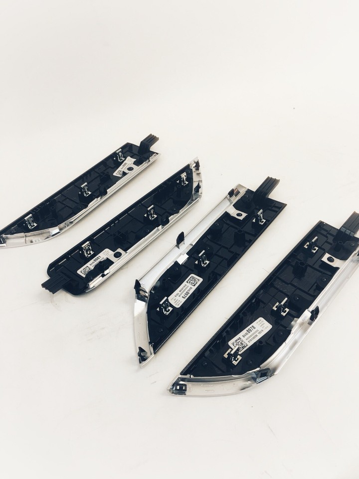 2019-2024 Silverado Sierra Crew Cab Door Trim 84469330 Silver Hammer w ...