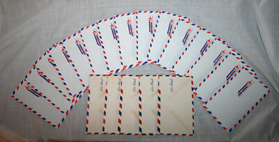 20 Vintage Unused Air Mail Envelopes 2 Styles Par Avion Correo Aereo ...