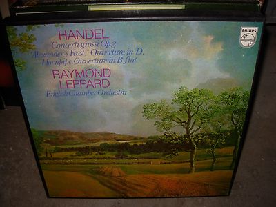 LEPPARD / HANDEL concerti grossi opus 3 ( classical ) 2lp box - philips ...