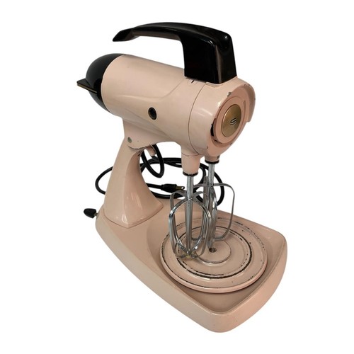 Sunbeam Mixmaster Stand Mixer Pink With Beaters Tested Works Vintage ...