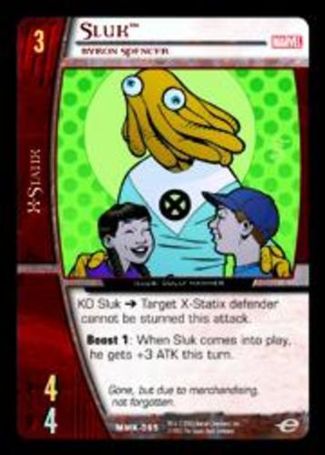 VS System: Sluk, Byron Spencer [Played] Marvel Knights TCG CCG Classic ...