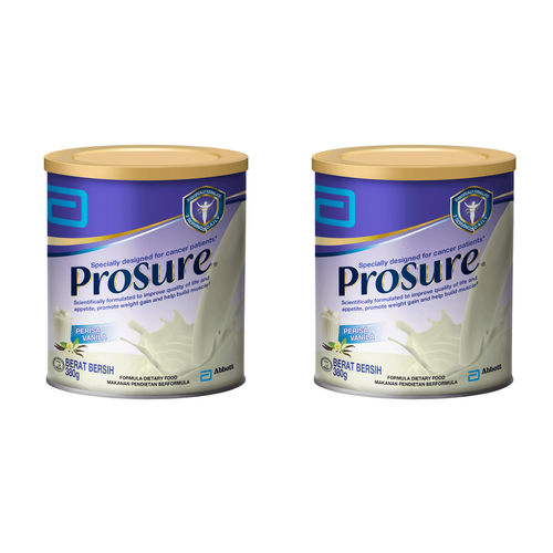 2X Cans Abbott Pro Sure Milk Powder 380g (High Protein) - Vanilla ...