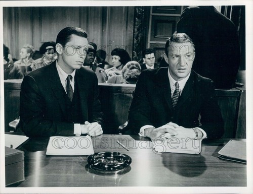 1963 Press Photo John Kerr John Larch Arrest & Trial 1960s TV | eBay
