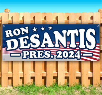 PRESIDENT DESANTIS 2024 Banner Advertising Vinyl Flag Sign Many Sizes ...