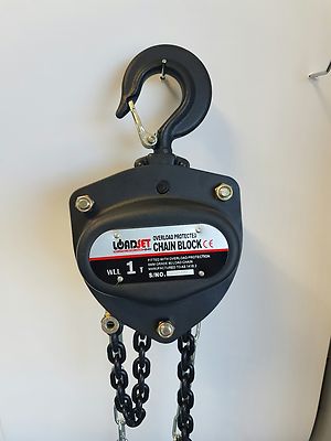 Entertainment Chain Block 1000Kg x 15 Metre Lift Block and tackle LONG ...