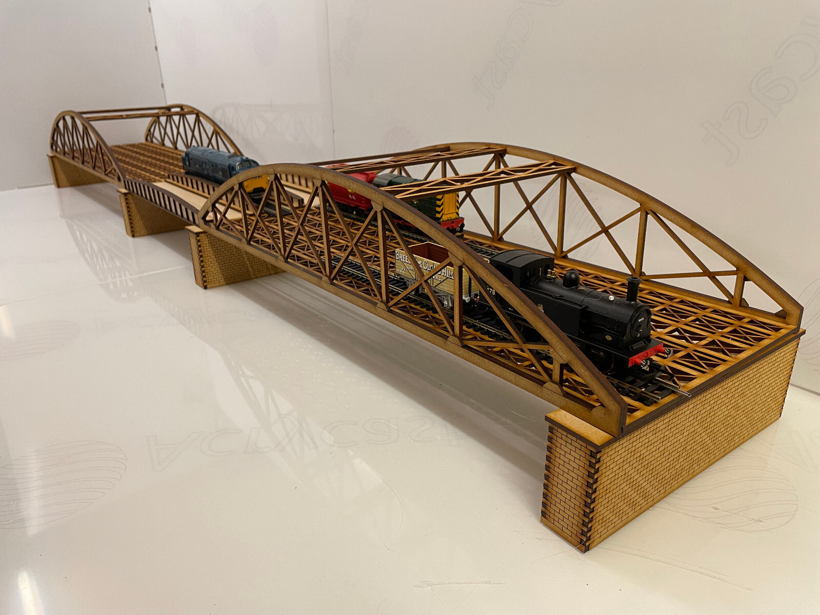 Bowstring & Steel Plate Triple Track Bridge – OO/HO Gauge Model Railway ...