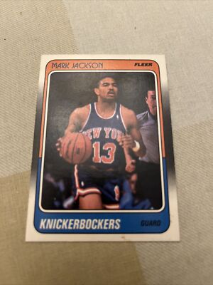 1988-89 Fleer Mark Jackson Rookie Card #82 New York Knicks RC | eBay