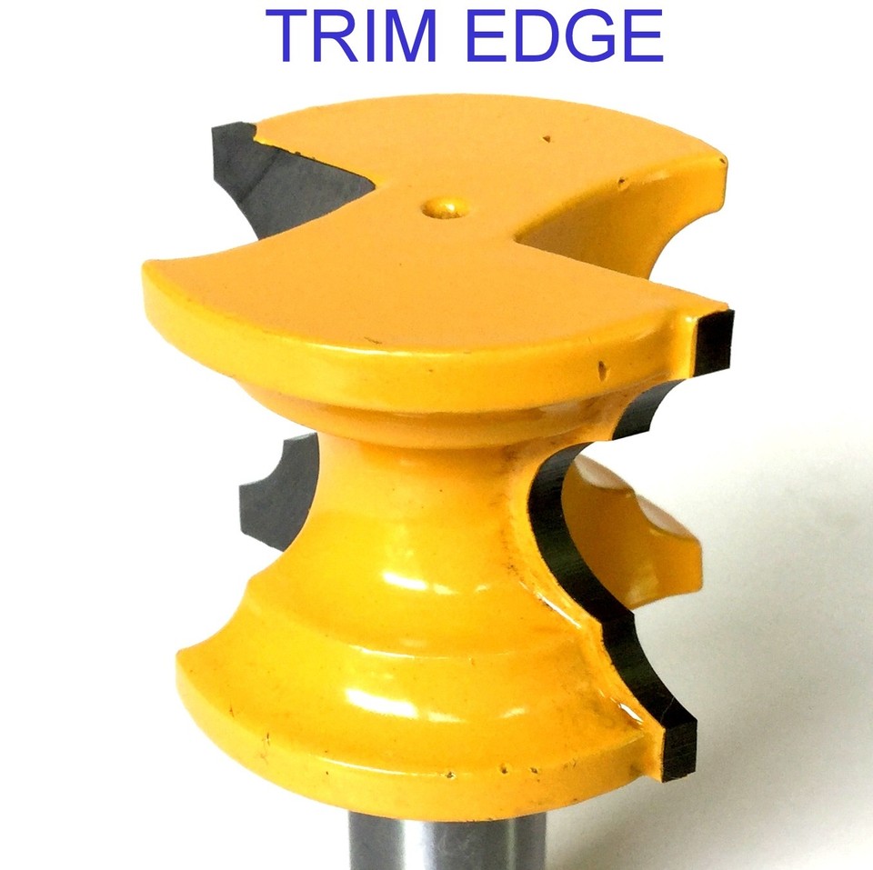 1 pc 1/2 SH Triple Bullnose Provincial Trim Edge Molding Router Bit sct ...