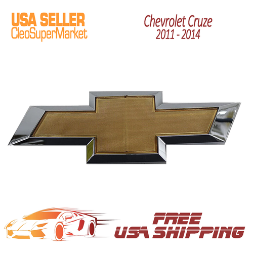 Gold Chevy Front Logo Emblem for Grill - 2011-2014 Chevrolet Cruze ...