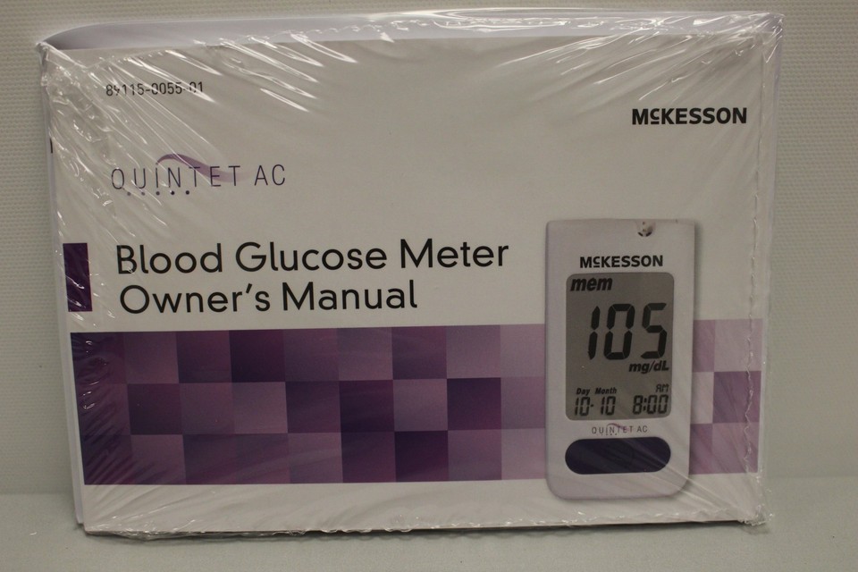 McKesson Blood Glucose Meter - 5055 - Quintet AC - New Damaged Bag | eBay