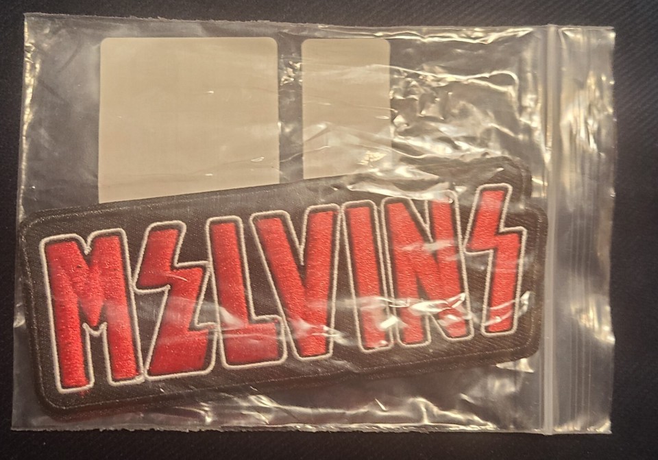 Melvins (band) Embroidered Patch Iron-On Sew-On US ship Rock Grunge Buzz Red | eBay
