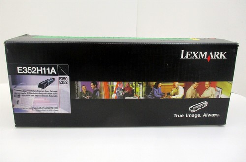 Genuine Lexmark E352H11A Black E350, E352 High Yield Toner 734646258098 ...