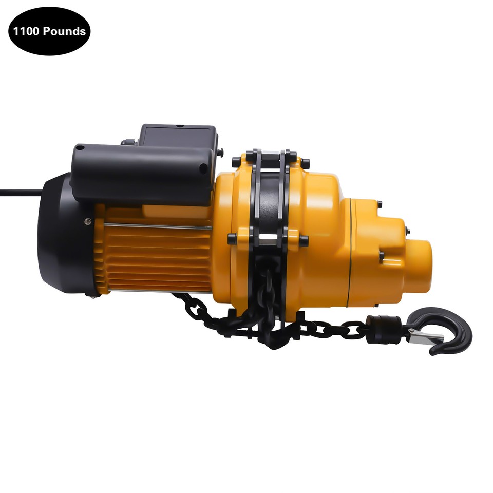 1/2 Ton Electric Chain Hoist Winch w/ 13' G80 Chain 110V Remote Control ...