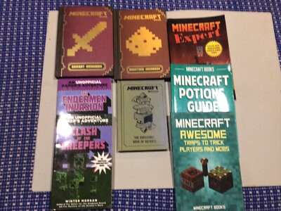 Lot Of 8 Random Minecraft Books | eBay