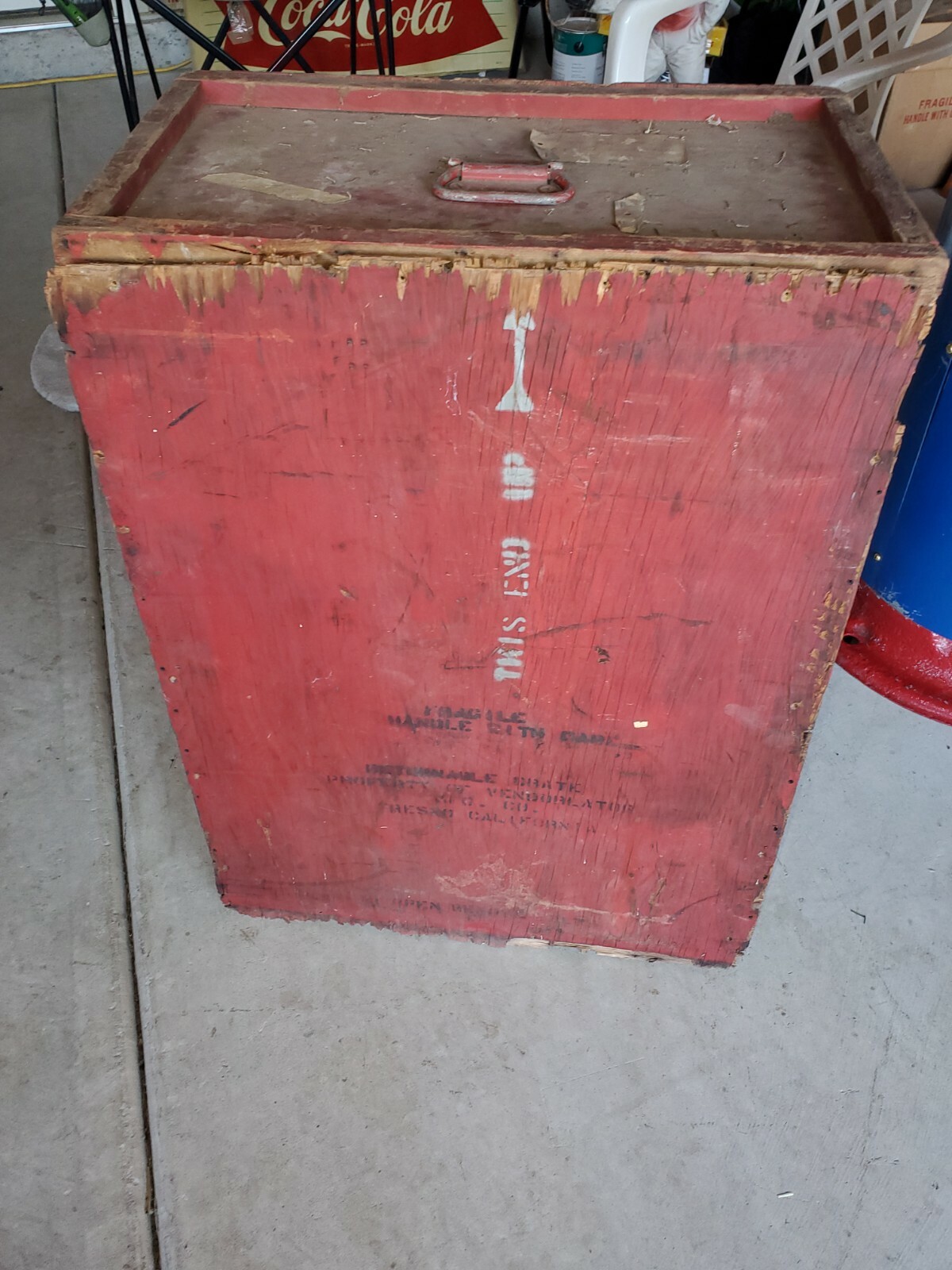 Original 1950s Coke Machine Compressor In Original Crate | eBay