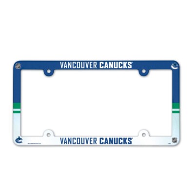 Vancouver Canucks Wincraft NHL Poly License Plate Frame | eBay