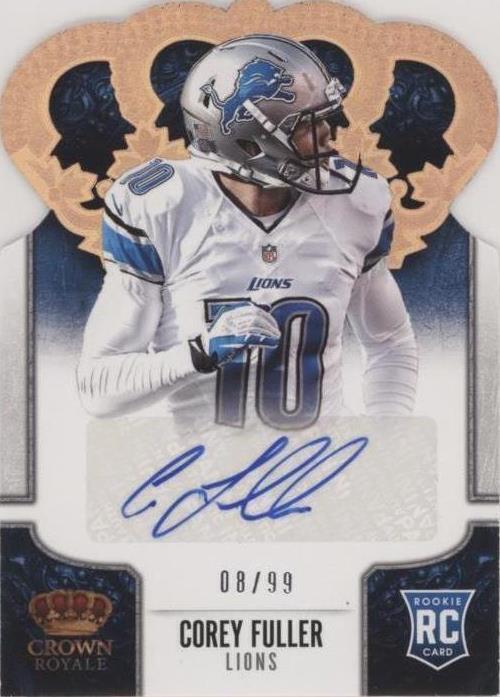 2013 Panini Crown Royale - Corey Fuller #122 Bronze Holo Die-Cut Crown ...