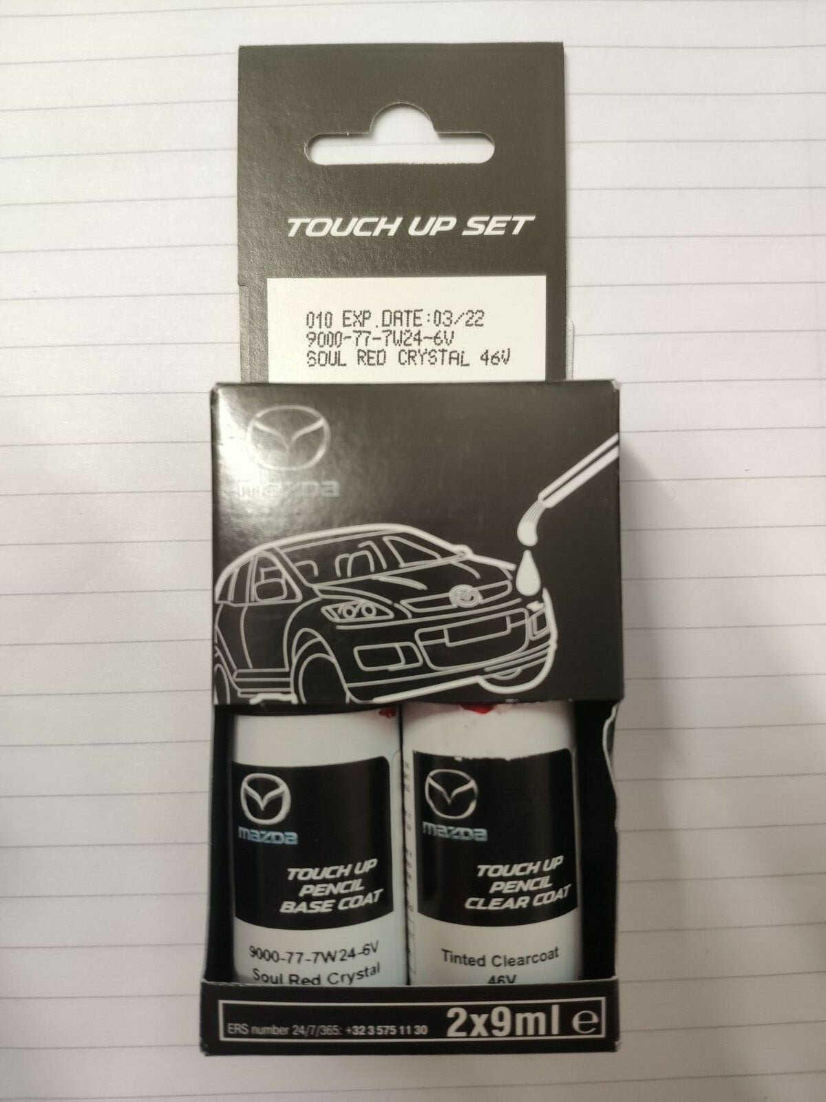 Mazda Touch Up Pen Set Paint Brush 2 Coat Brand New Genuine Various ...